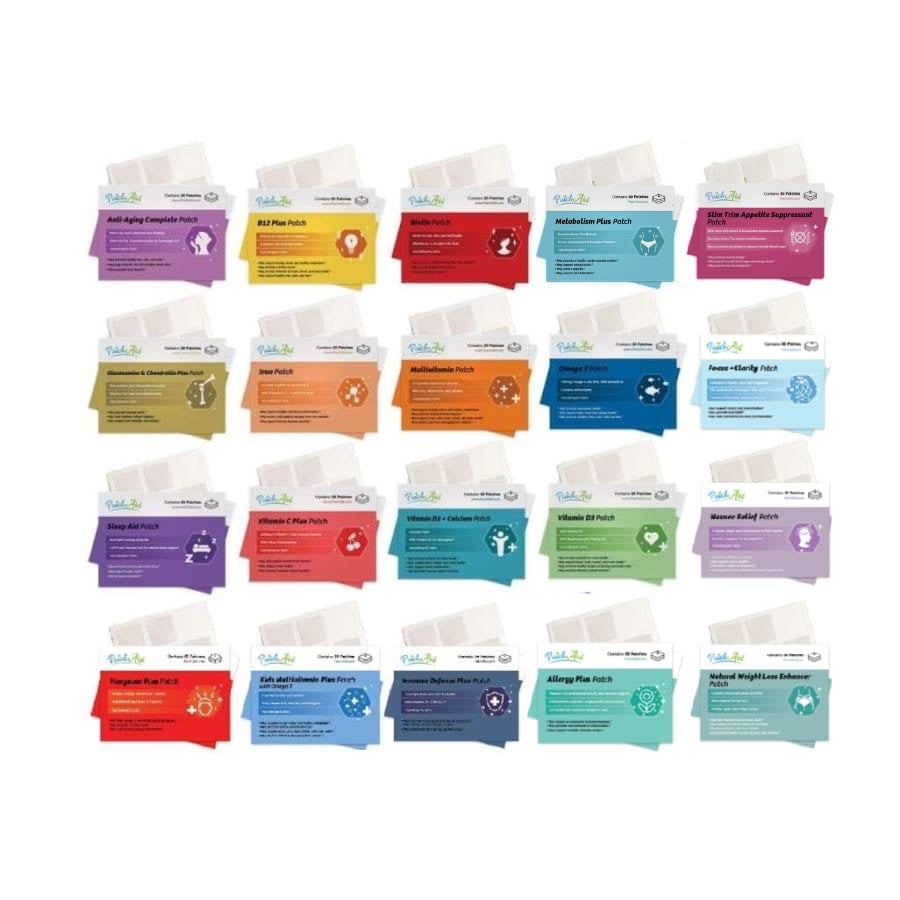 Super Mega Vitamin Patch Pack by Patchaid
