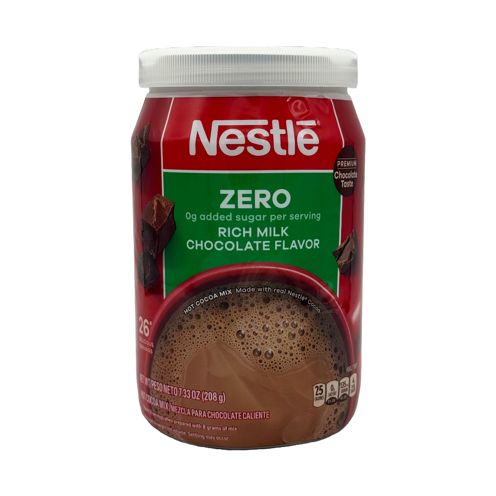 Nestle Zero Added Sugar Hot Cocoa Mix 7.33 oz