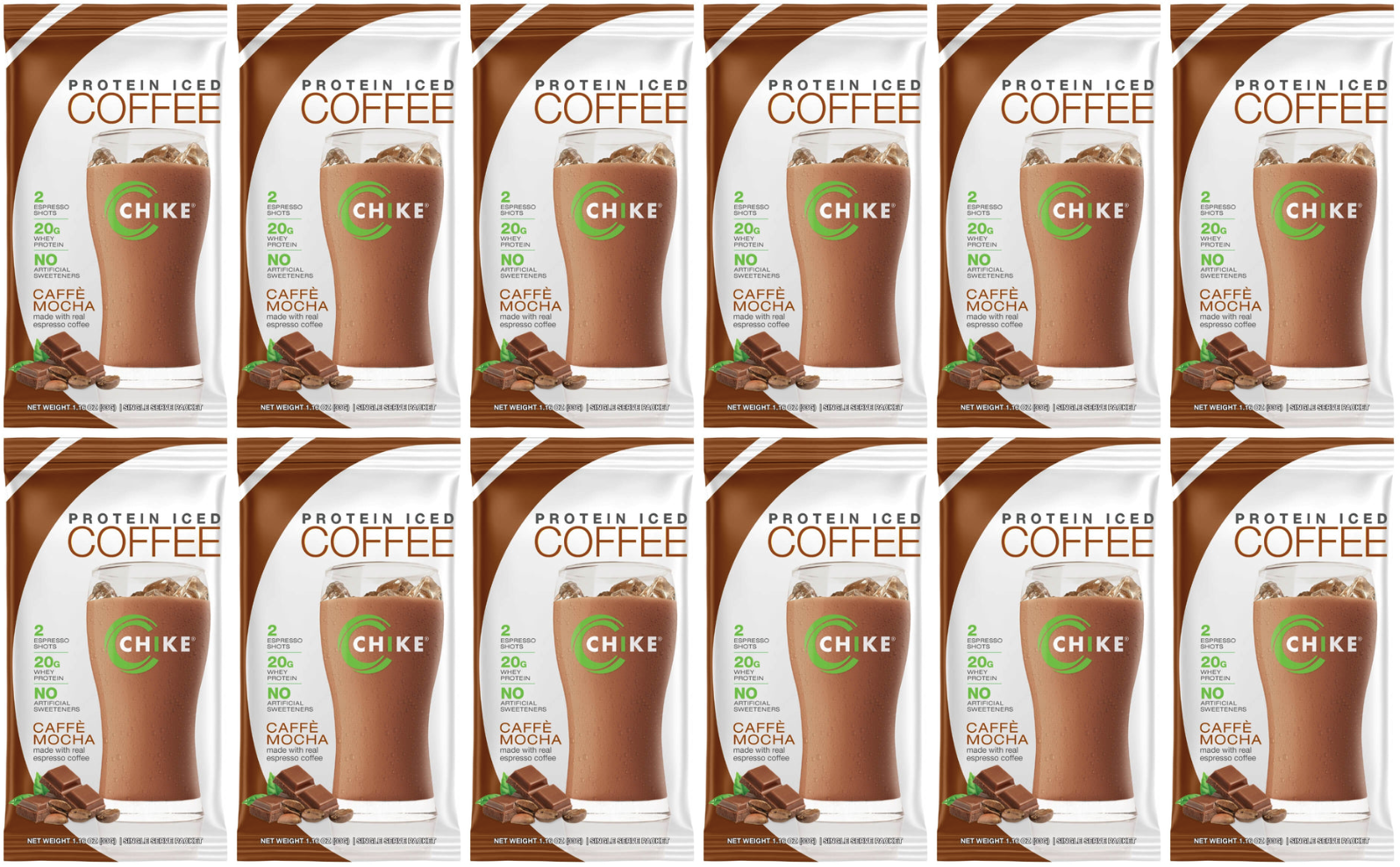 Chike Nutrition Natural High Protein Iced Coffee Single Packets