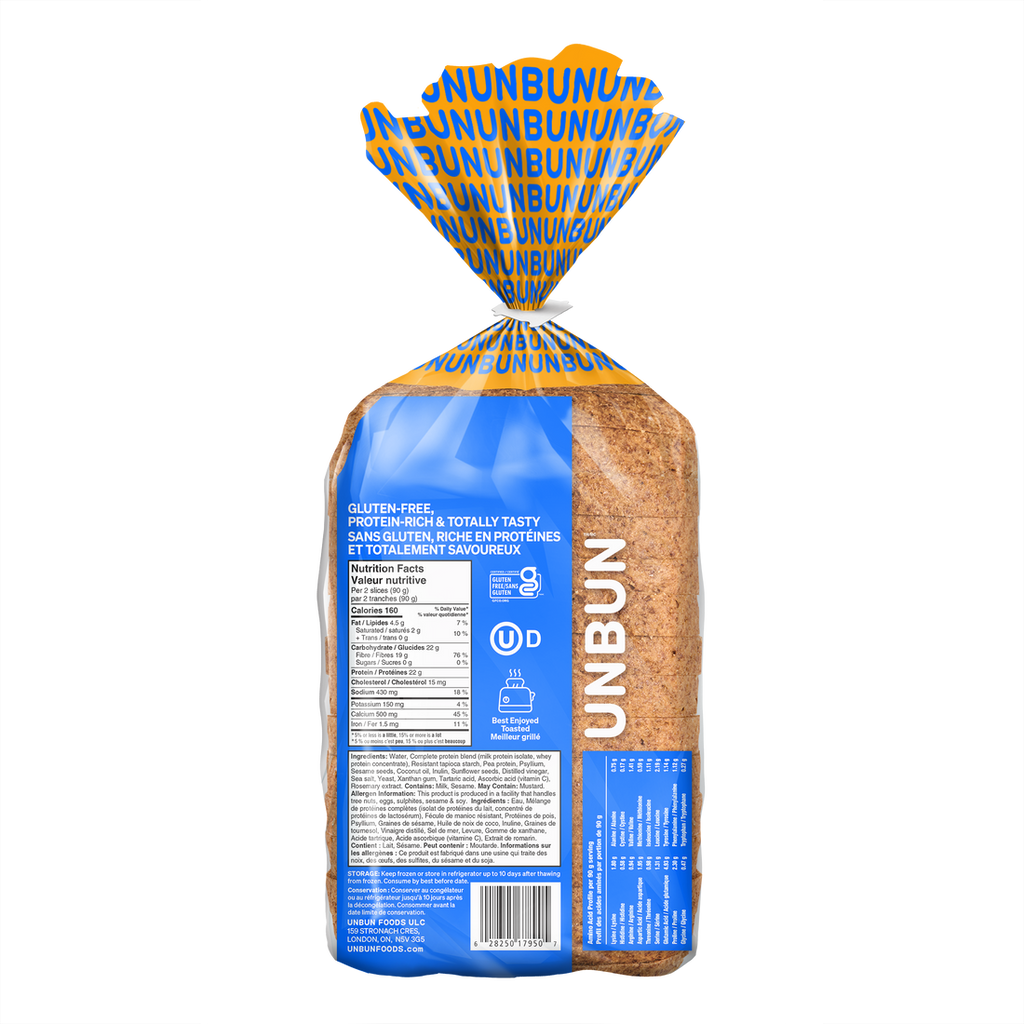 Unbun Complete Protein Bread, 18.9 oz