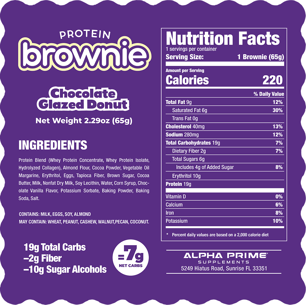 Alpha Prime Bites Protein Brownies