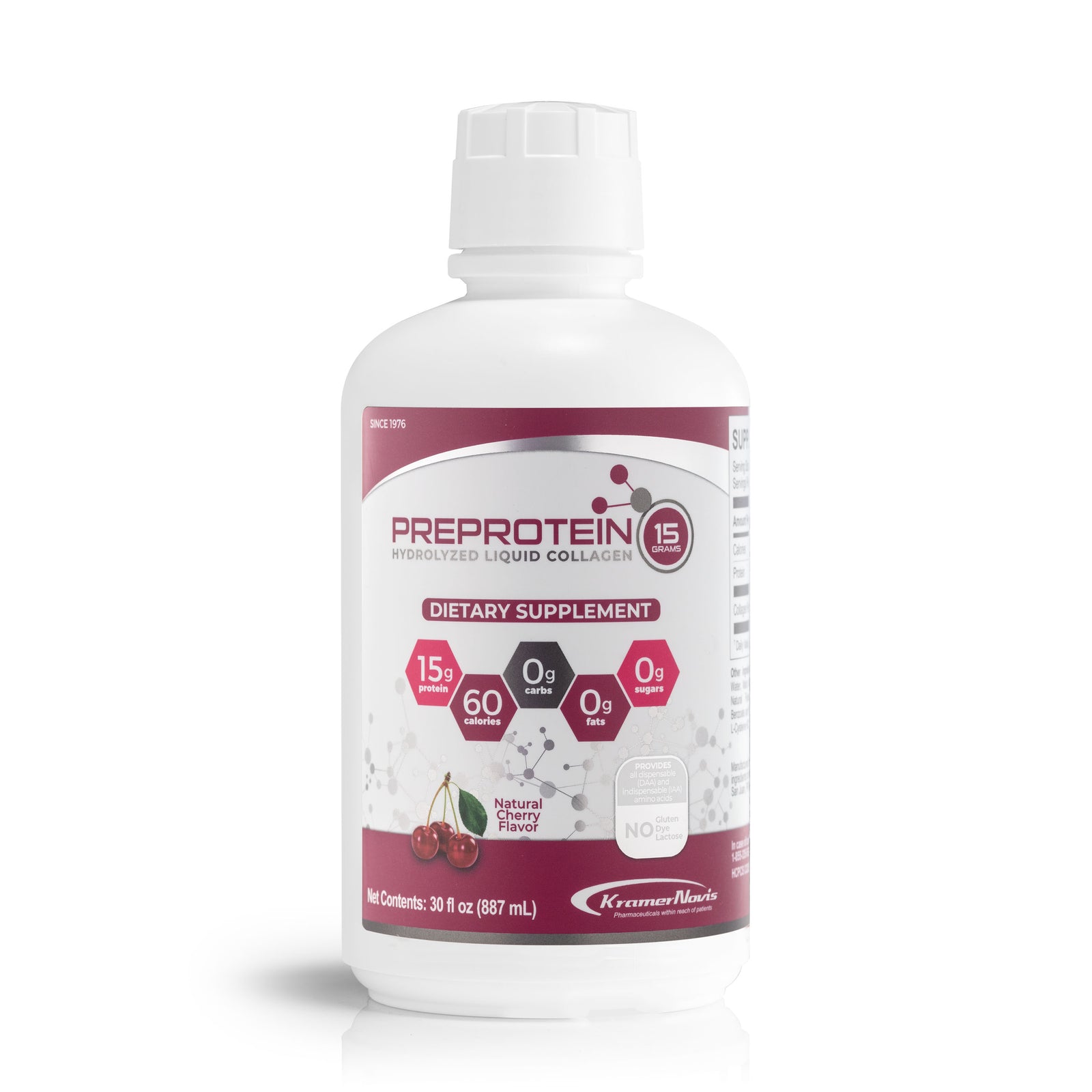 Pre-protein®15 Liquid Predigested Protein - Cherry