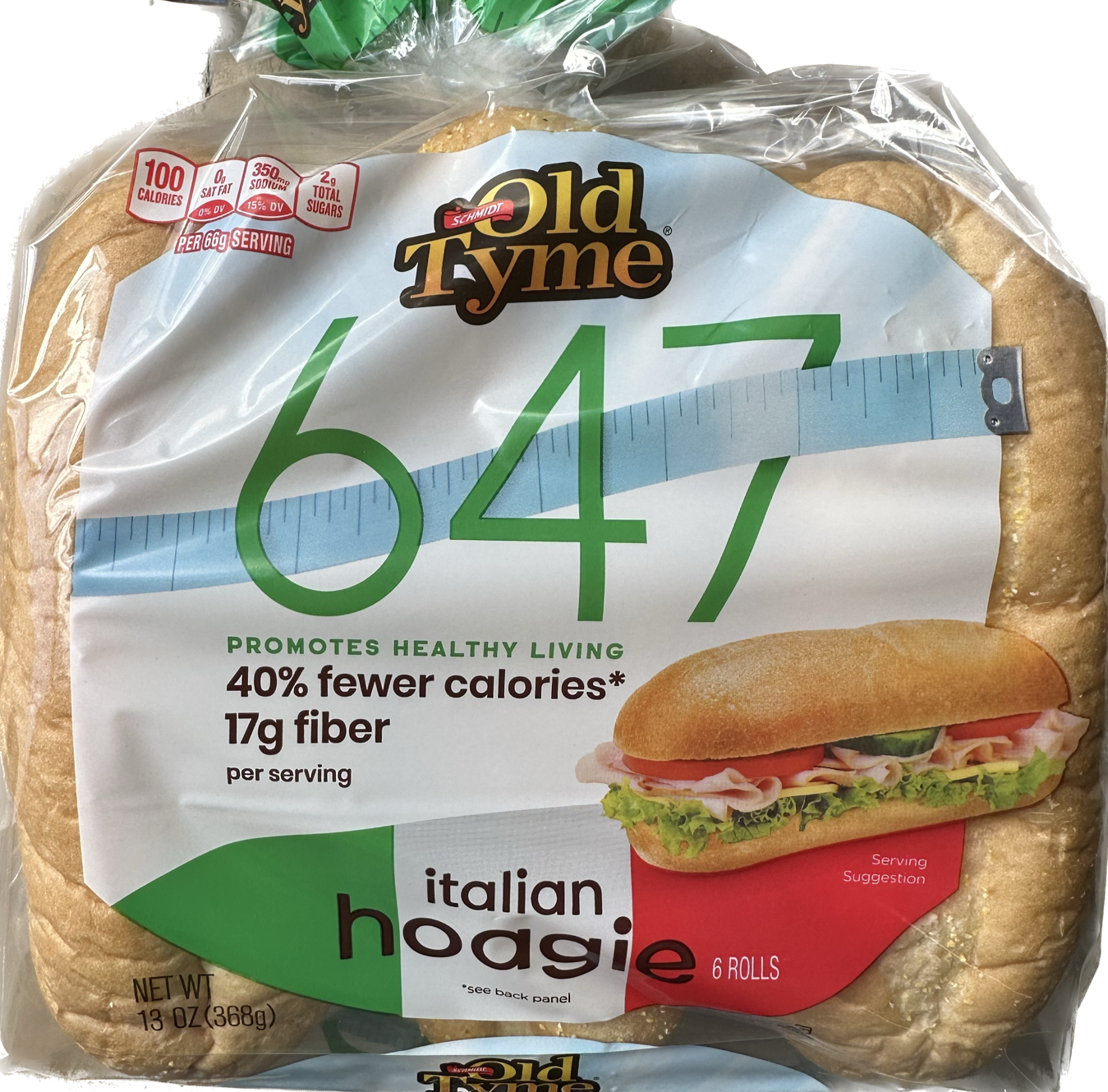 Schmidt / Old Tyme 647 Italian Hoagie, 6 rolls