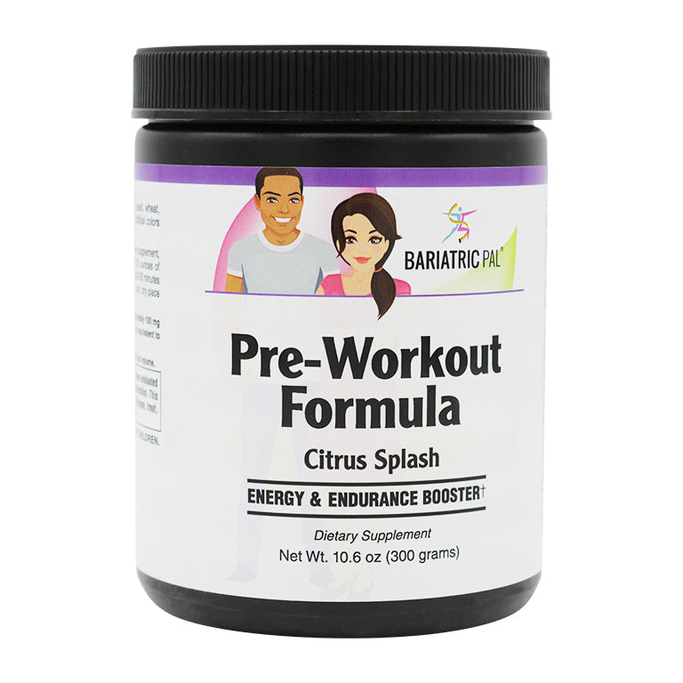 Fast-acting Pre-Workout Formula by BariatricPal (Citrus Splash)- Energ