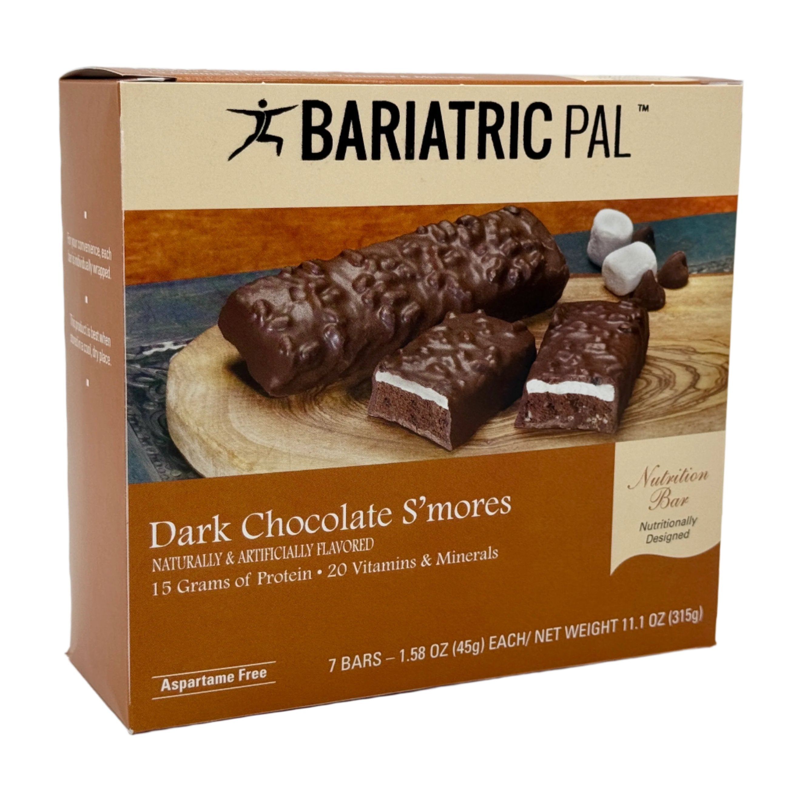Bariatricpal 15g Protein Bars - Dark Chocolate Marshmallow S’mores
