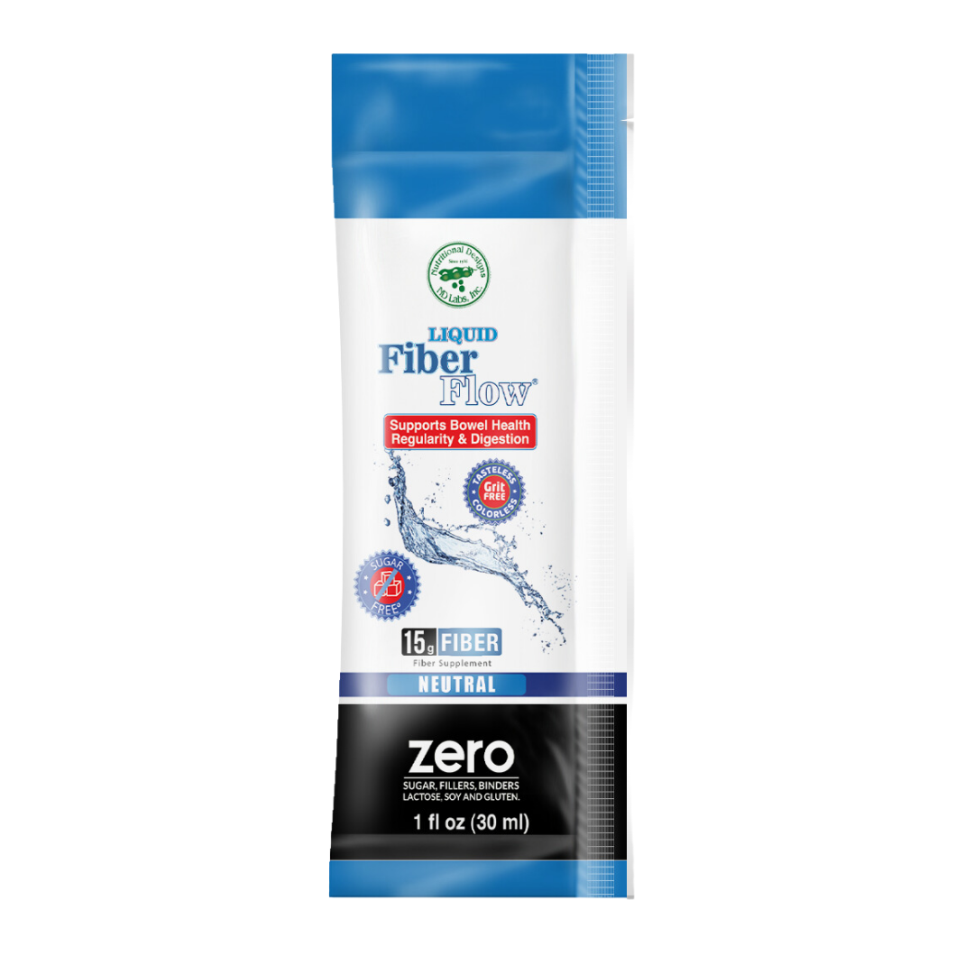 Liquid Fiber Flow® Liquid Fiber Supplement 1oz Packets by Nutritional