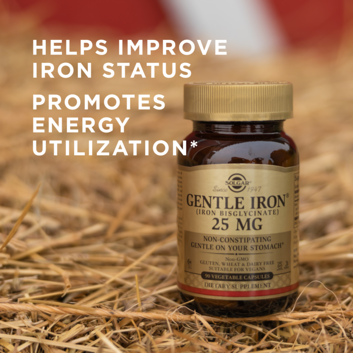 Solgar Gentle Iron 25mg - Iron Bisglycinate