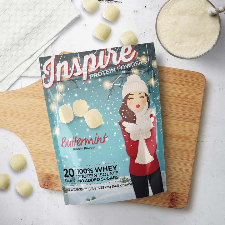 Inspire Gluten Free Buttermint Protein Powder by Bariatric Eating