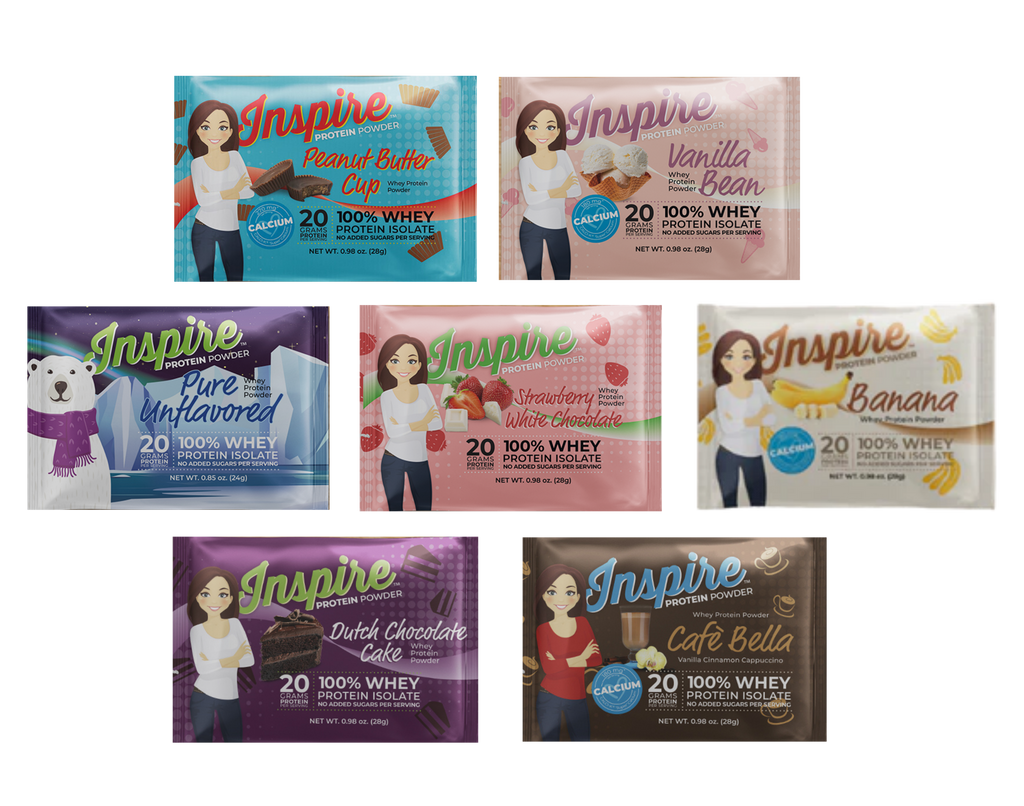 Inspire Single Serve Protein Powder by Bariatric Eating - Variety Pack