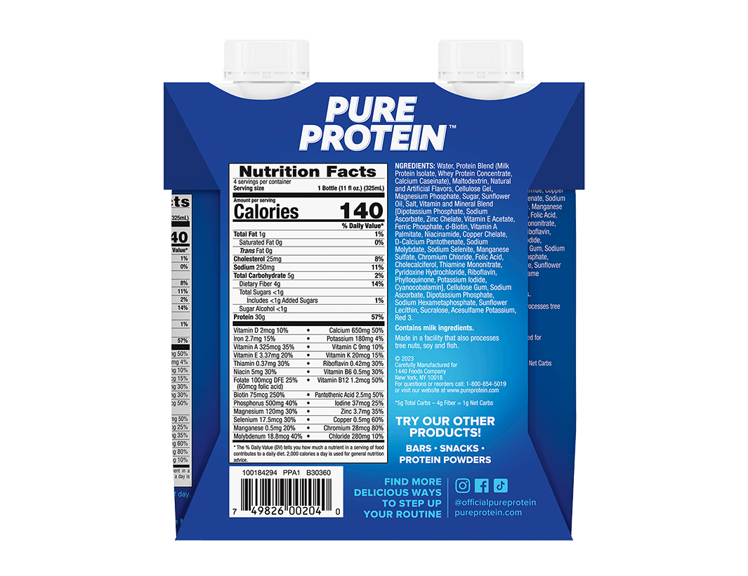 Pure Protein Complete Protein Shake