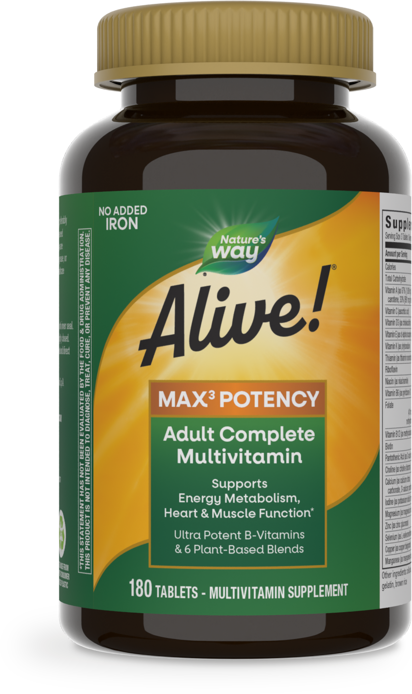 Nature's Way Alive! Max 3 Potency Multivitamin