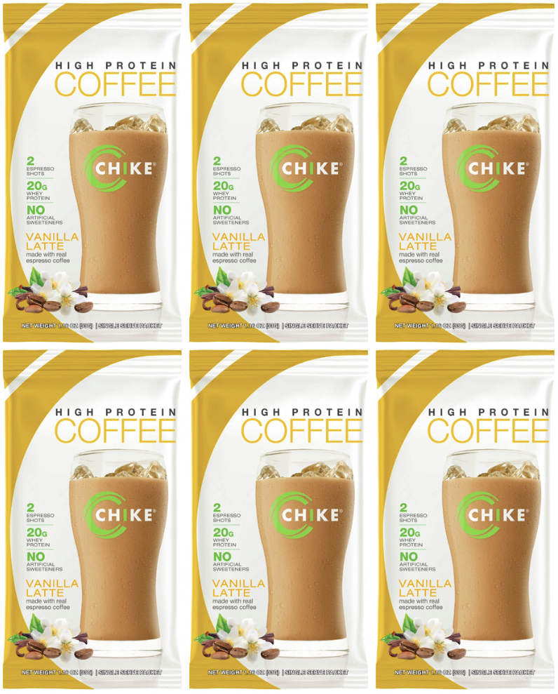 Chike Nutrition Natural High Protein Iced Coffee Single Packets