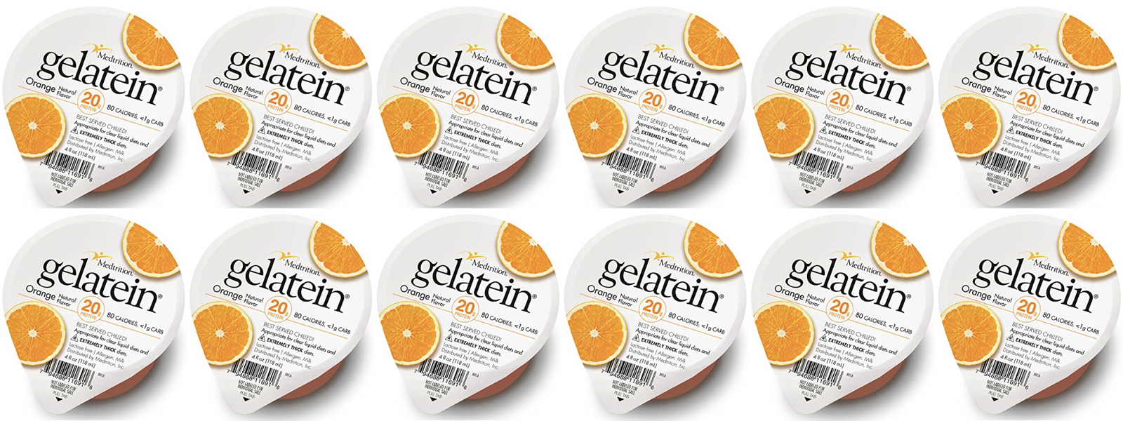 Gelatein® 20g Collagen & Whey Gelatin Cup by Medtrition