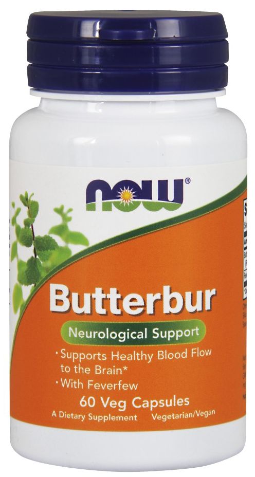 NOW Butterbur 60 veg capsules