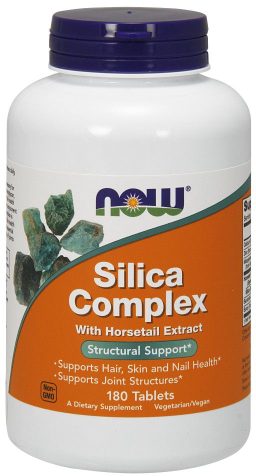 NOW Silica Complex, with Horsetail Extract 180 tablets