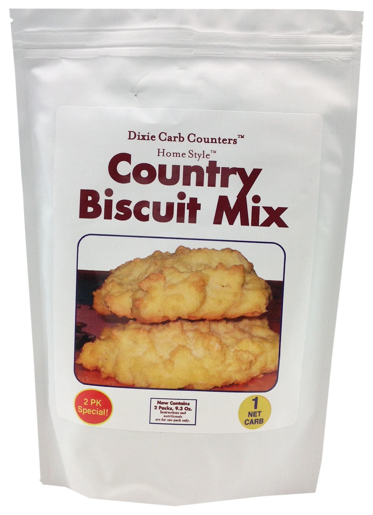 Dixie USA Carb Counters Country Biscuit Mix 9.3 oz.