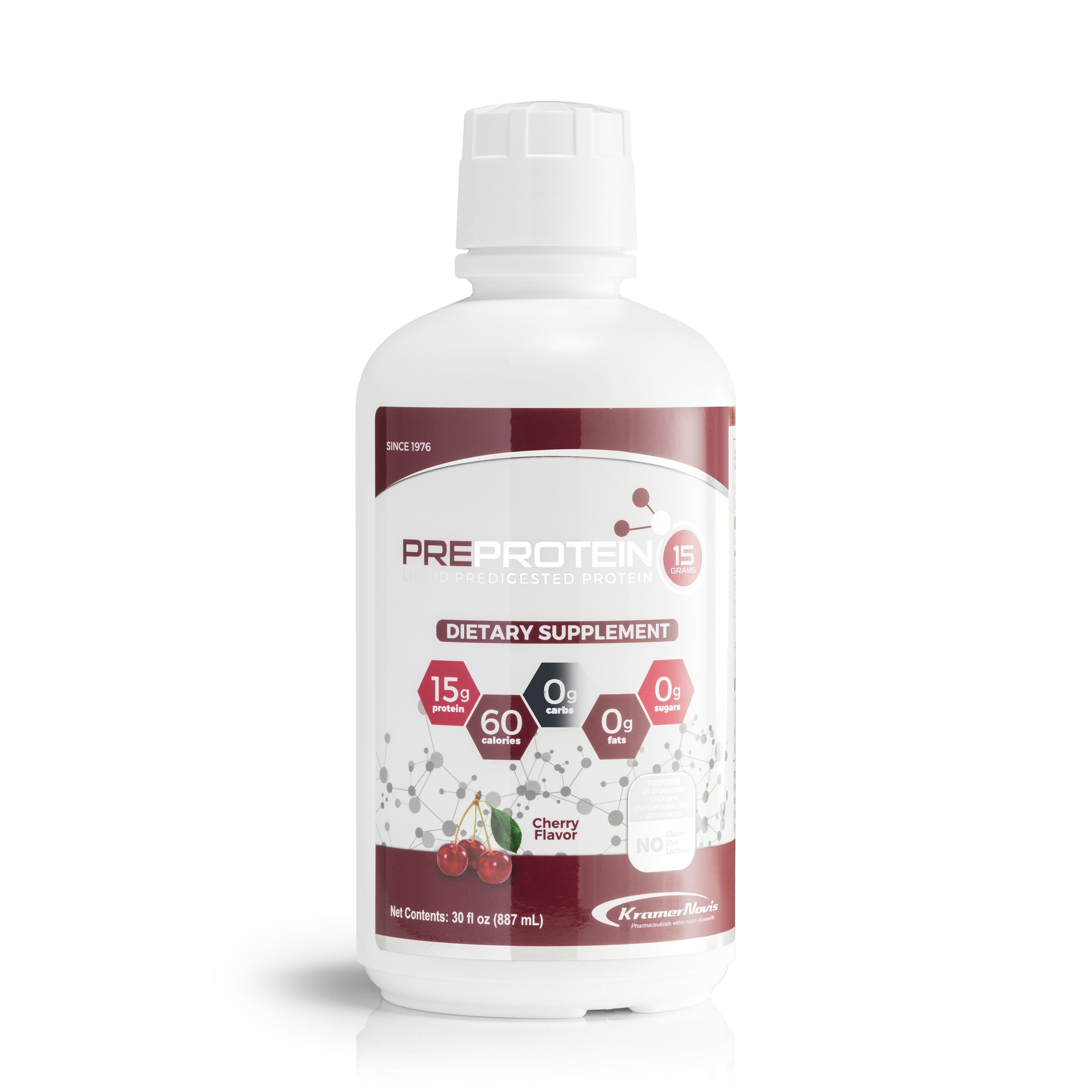 Pre-protein®15 Liquid Predigested Protein - Cherry
