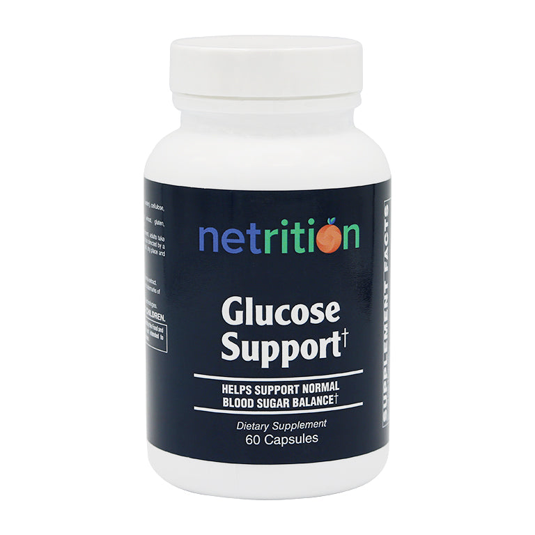 Glucose Support Caps 60's by Netrition (CLEARANCE: Best by July 06, 20