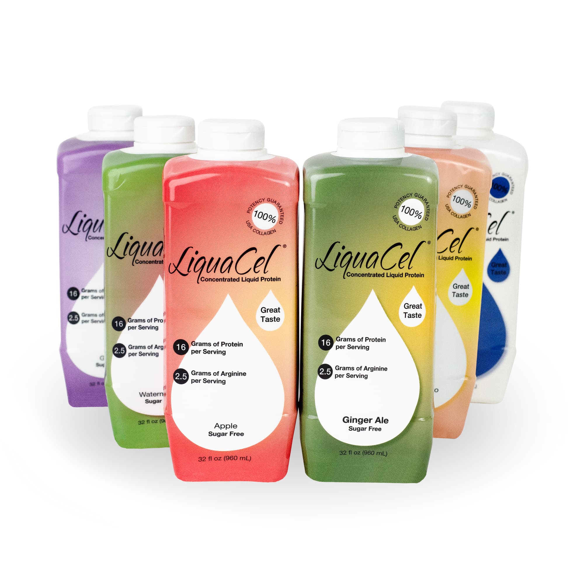 Liquacel Liquid Protein 32 Oz - available in 6 Flavors!