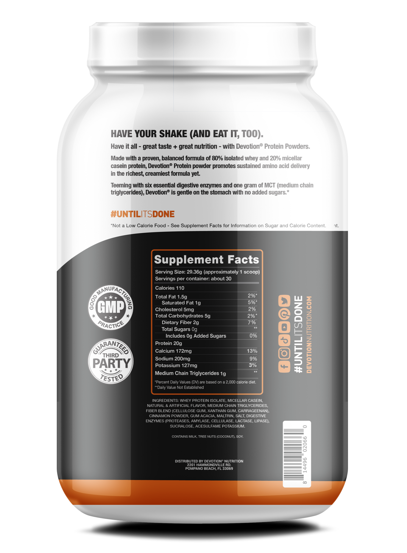 Devotion Nutrition Protein Powder