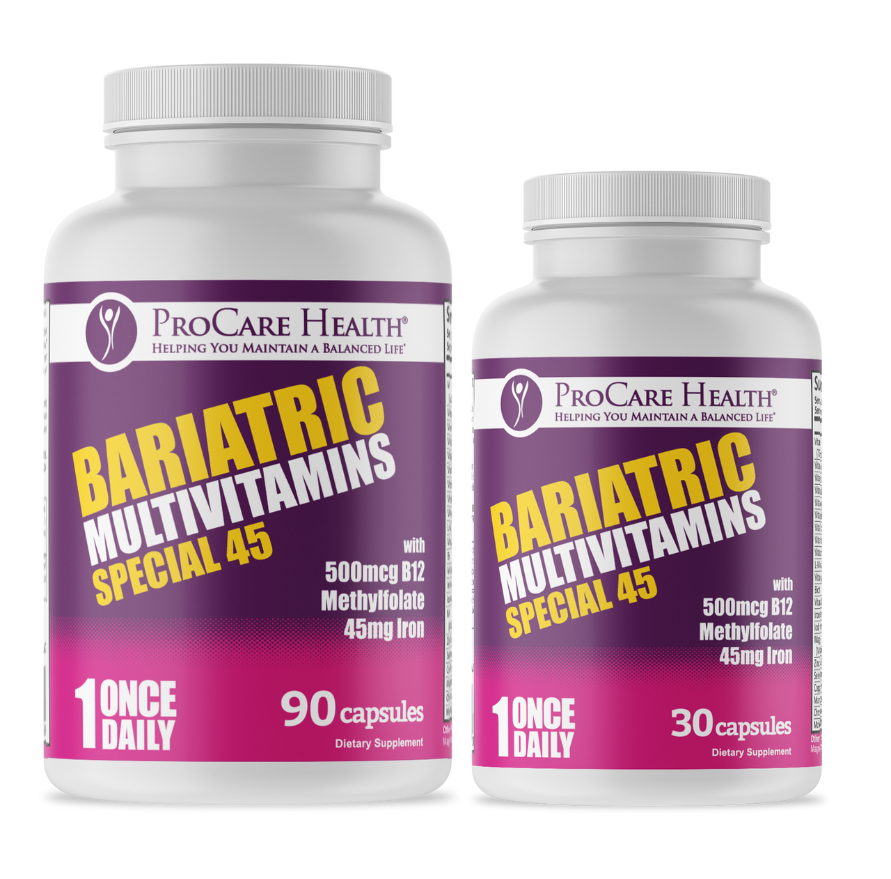 Procare Health 1 per Day! Bariatric Multivitamin Capsule - Special 45