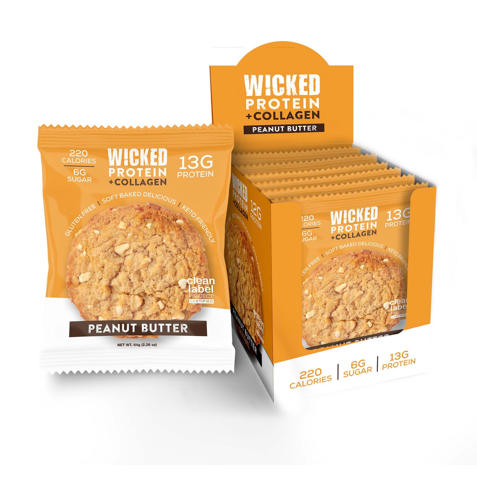 Protein Collagen Cookies by WICKED Protein