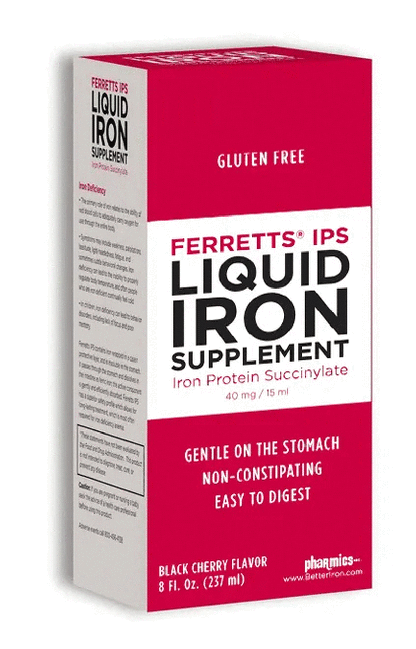 Ferretts Ips Iron (40mg) Supplement - Liquid (8oz)