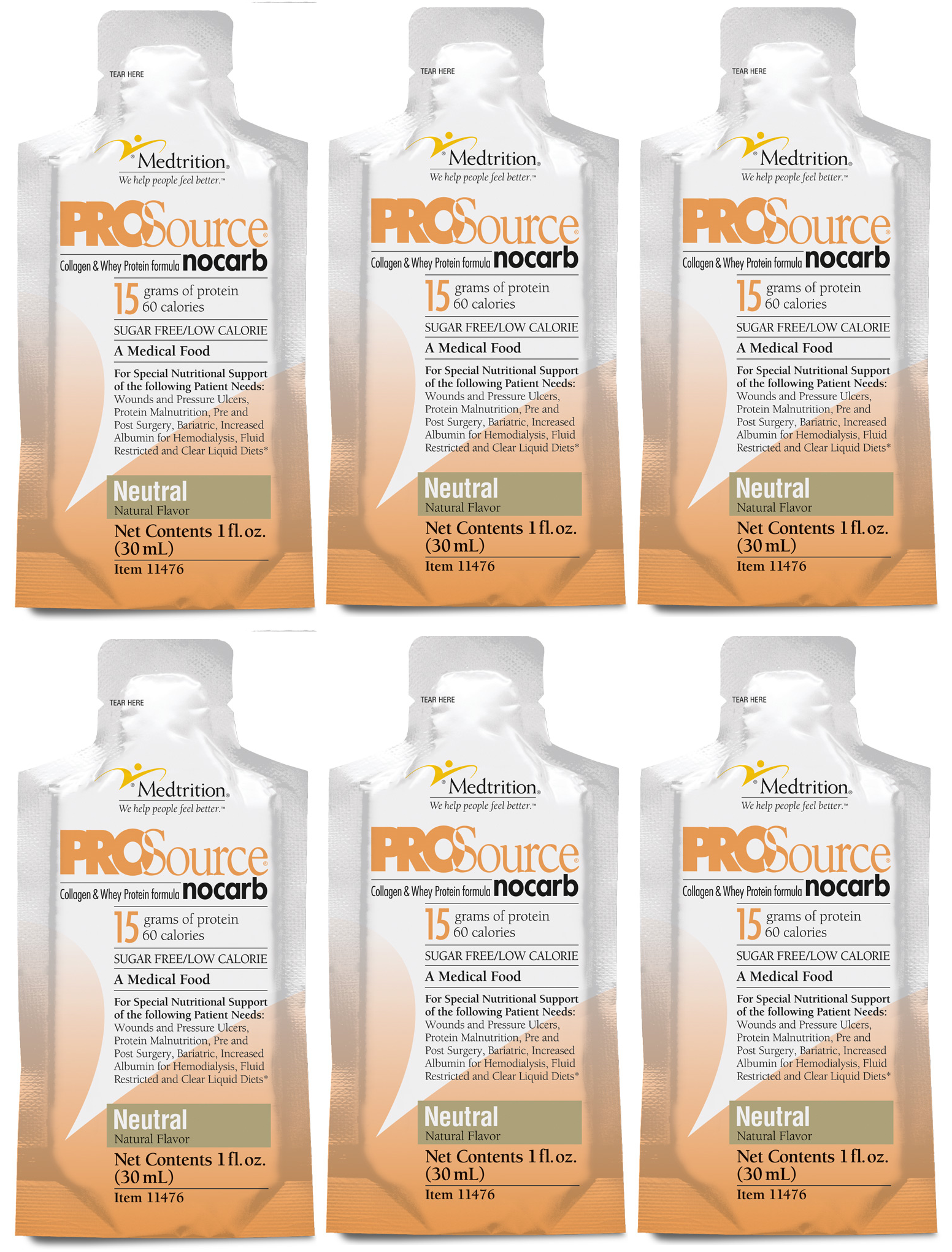 ProSource NoCarb Liquid Collagen & Whey Protein by Medtrition