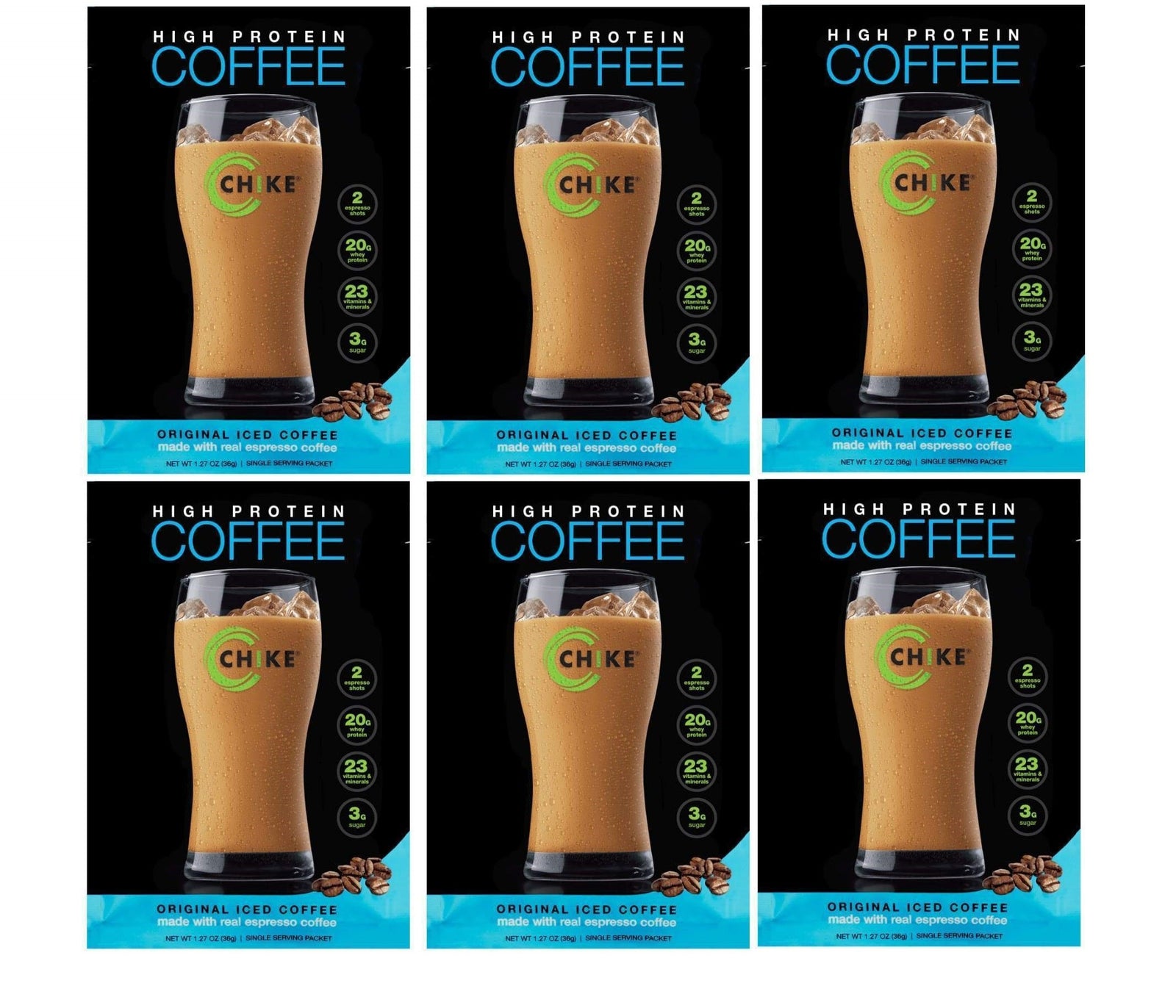 Chike Nutrition High Protein Iced Coffee Single Packets - available in ...