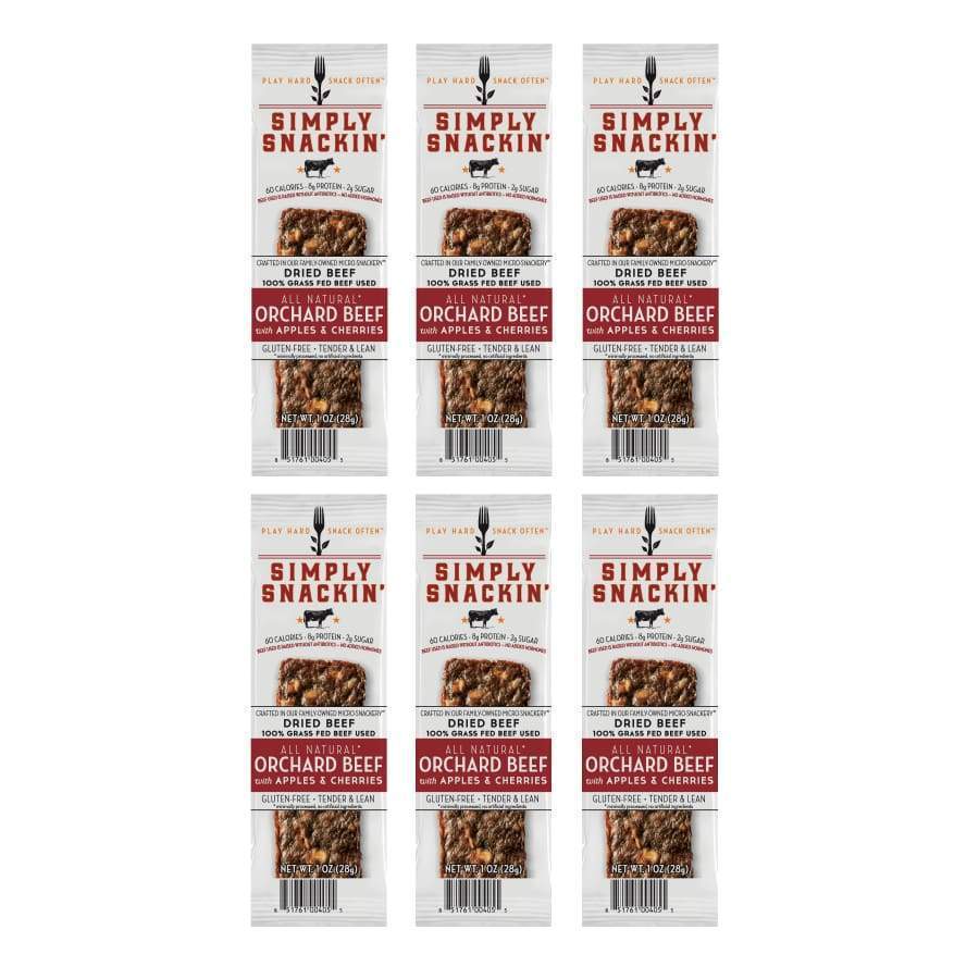 Simply Snackin’ Beef Protein Snack - Orchard Beef with Apples & Cherries