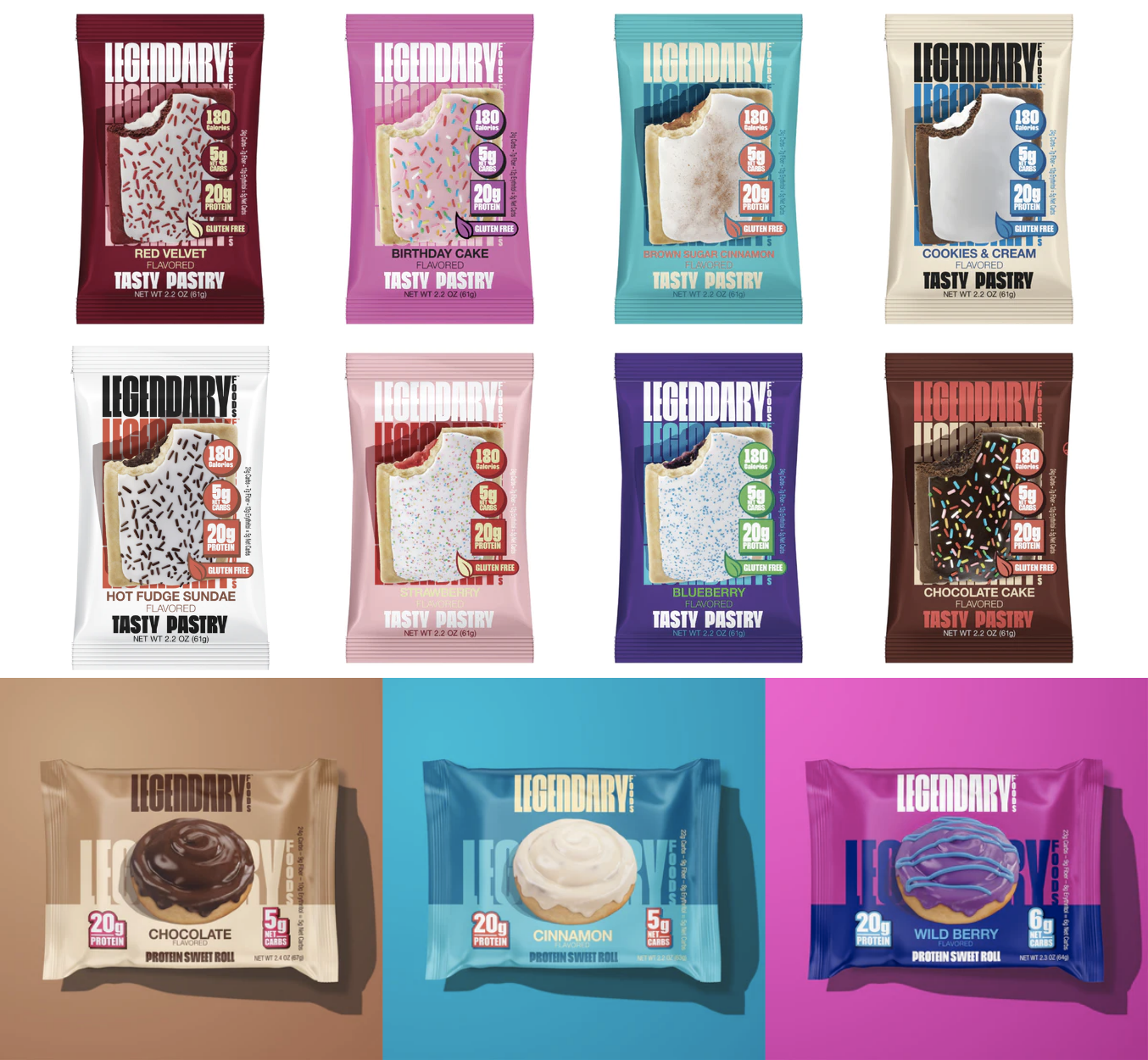 Legendary Foods Jumbo Variety Pack